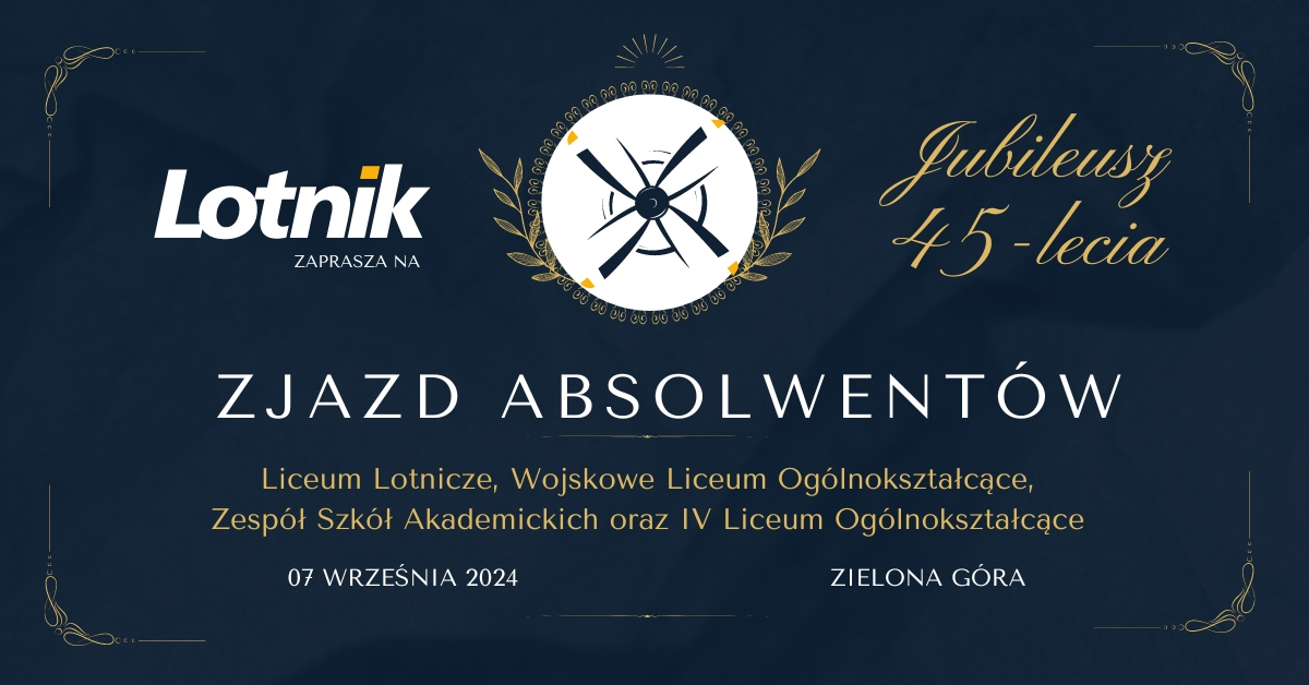 Bilety Bal Absolwenta IV Liceum Ogólnokształcącego, 07.09.2024 19:00 Zielona Góra | abilet.pl